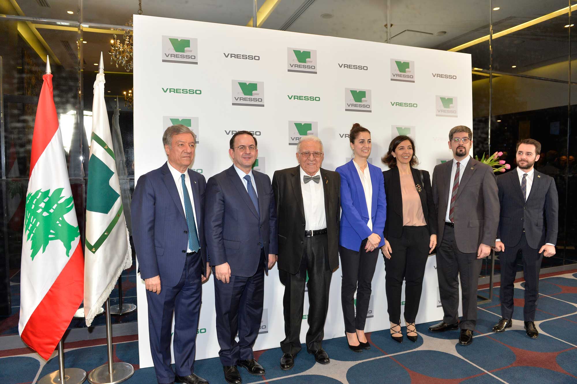 Nouhad Dammous Honored by Vresso Le Bristol Beirut