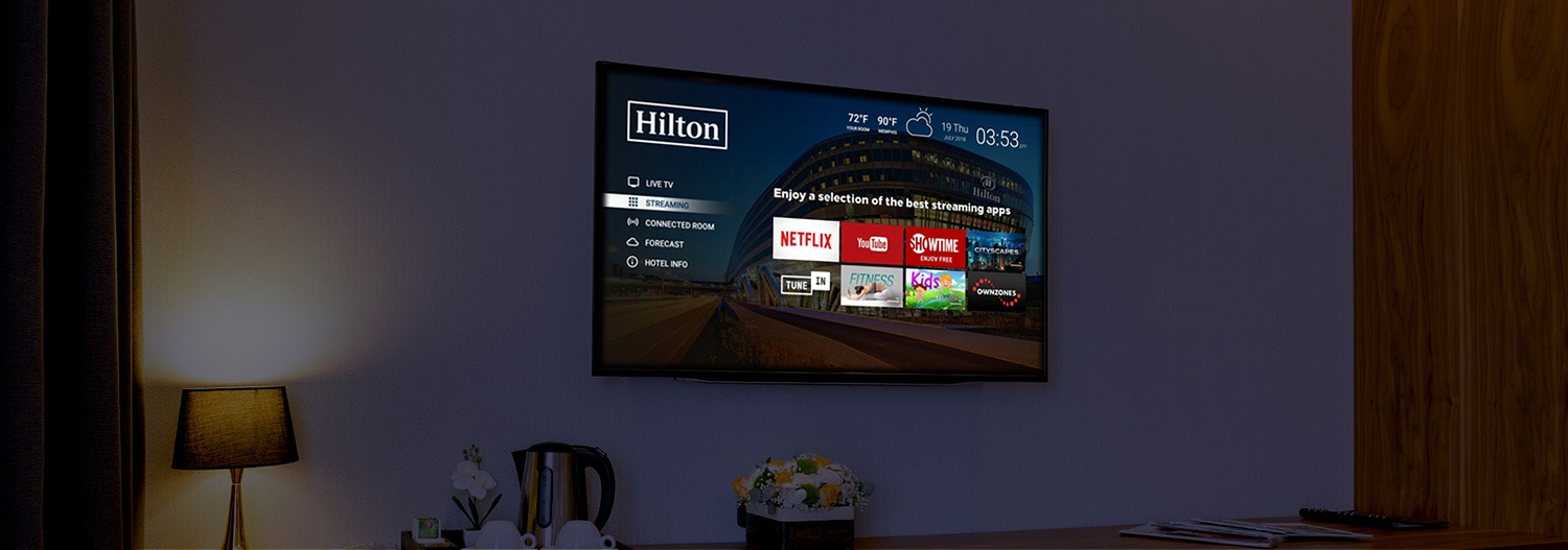 Hilton partners with Netflix, launches Connected Room - Hospitality ...